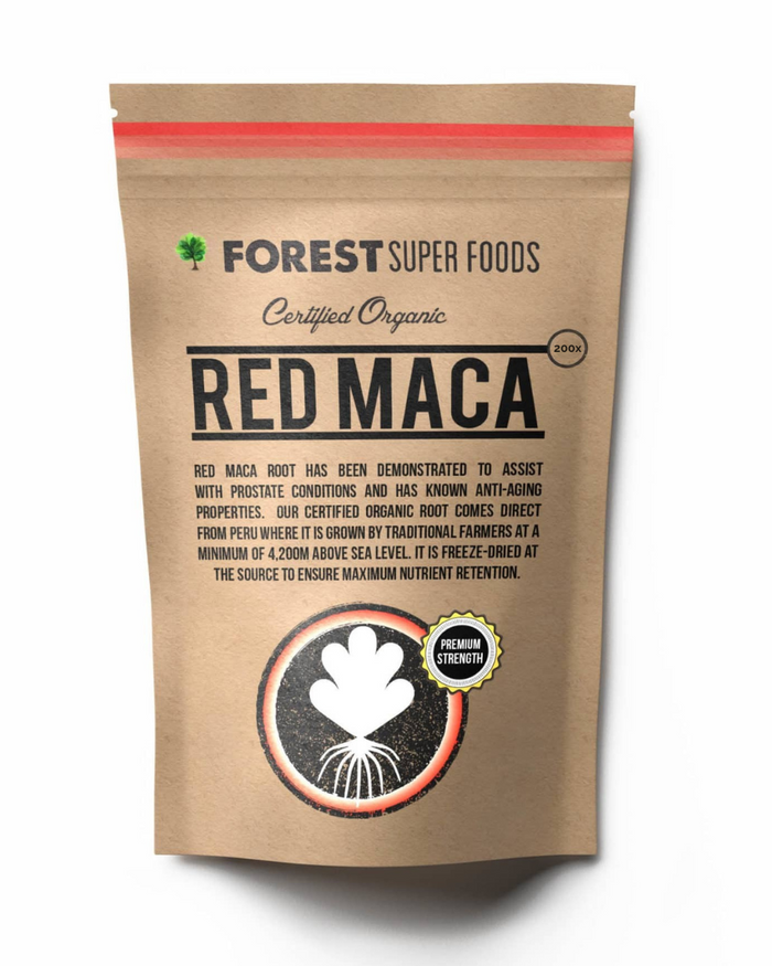100% Certified Organic Pure Whole Red Maca Root | Buy Online - Forest ...